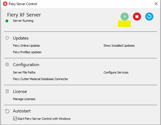 How to setup Fiery XF 7 and Fiery Command WorkStation for first usage.