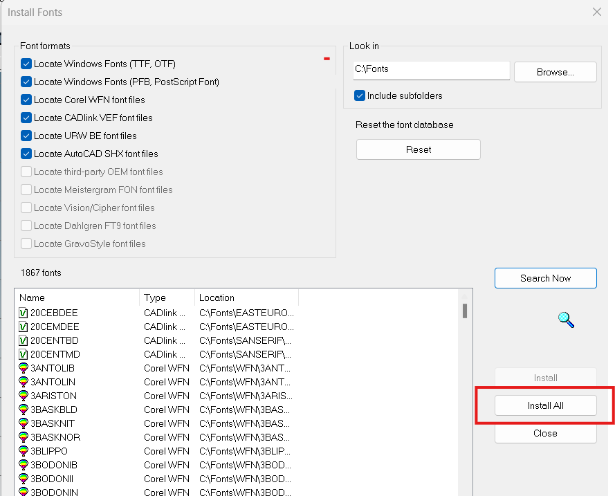 How to install fonts in SignLab and EngraveLab