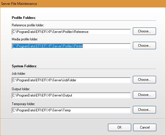 Error: "No Media profile available" when Spooling