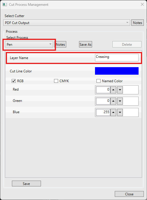 How to Set Up Layers in the PDF Cut Output Driver