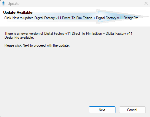 How to update Digital Factory